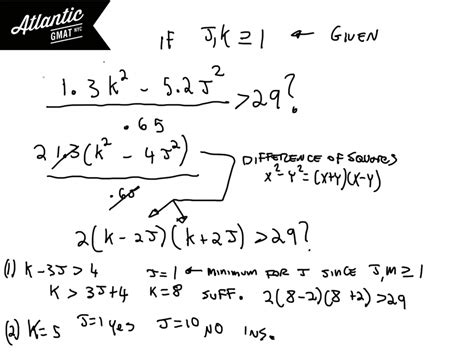 Gmat Sample Questions And Strategies Atlantic Gmat Tutoring
