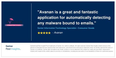 Avanan A Check Point Company On Linkedin Gartnerpeerinsights