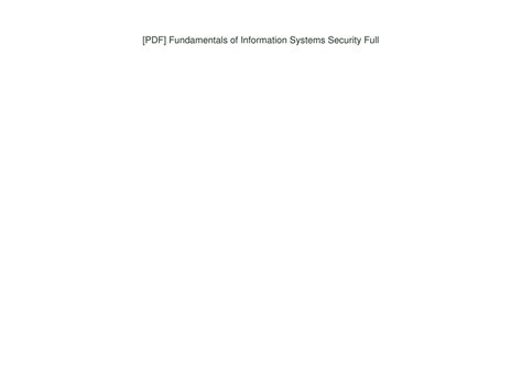 Ppt Pdf Fundamentals Of Information Systems Security Full Powerpoint Presentation Id12502202