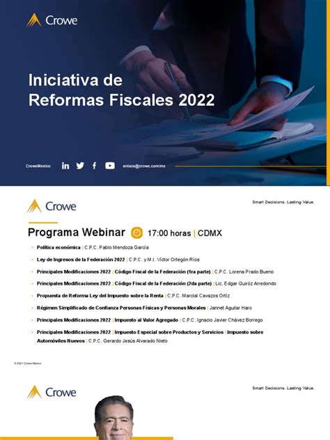 Iniciativa De Reformas Fiscales 2022 Pdf Impuesto Sobre La Renta