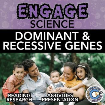 Dominant Recessive Genes Guided Notes Leveled Reading Activities Slides