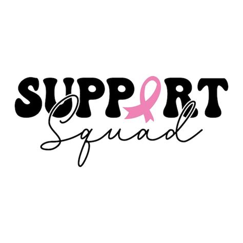 Premium Vector Breast Cancer Typography Quote Design
