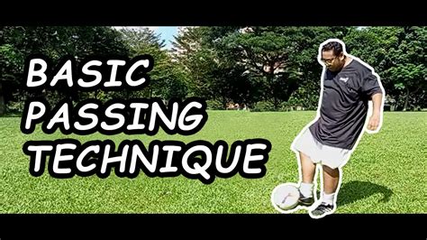 Basic Passing Technique Football Fundamentals Series X