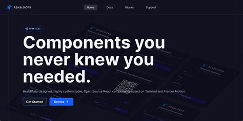 Github Reavizreablocks 🧩 Component Library For React Based On