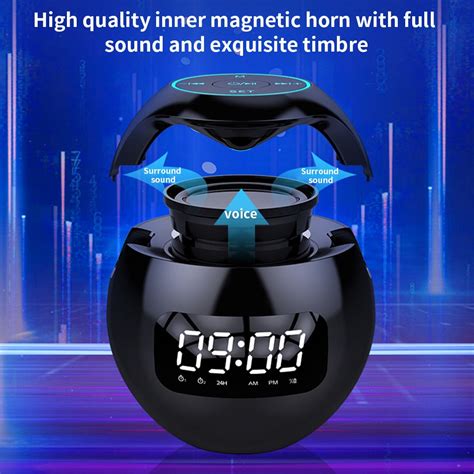 Sphere Wireless Bluetooth Clock Speaker Onetify