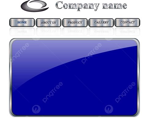 Situs Web Modern Dan Templat Navigasi Yang Dapat Diedit Dalam Format Vektor Vektor Kosong