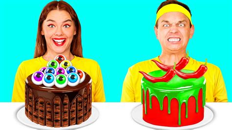 Tantangan Dekorasi Kue Tantangan Makanan Lucu BaRaDa Challenge YouTube