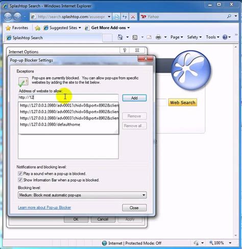 Internet Explorer How To Allow Pop Up Setting YouTube