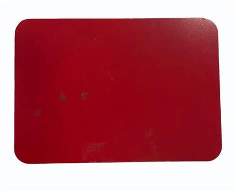 Bright Red Plain Acp Sheet Thickness 4 Mm At Rs 90 Sq Ft In Ranchi