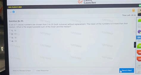 Cdcflexi Launcher Q A I Time Left Studyx