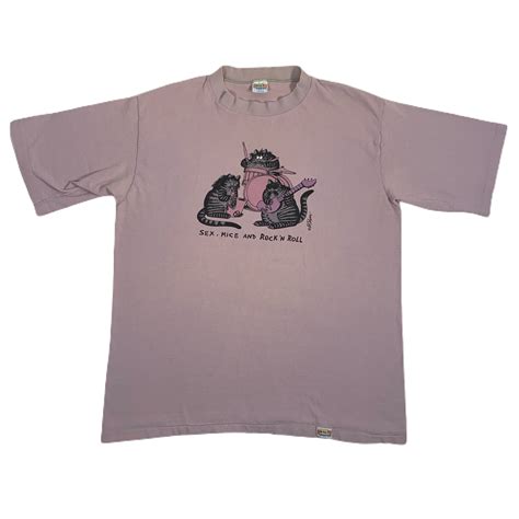 Vintage B Kliban Sex Mice And Rock N Roll Crazy Shirts T Shirt
