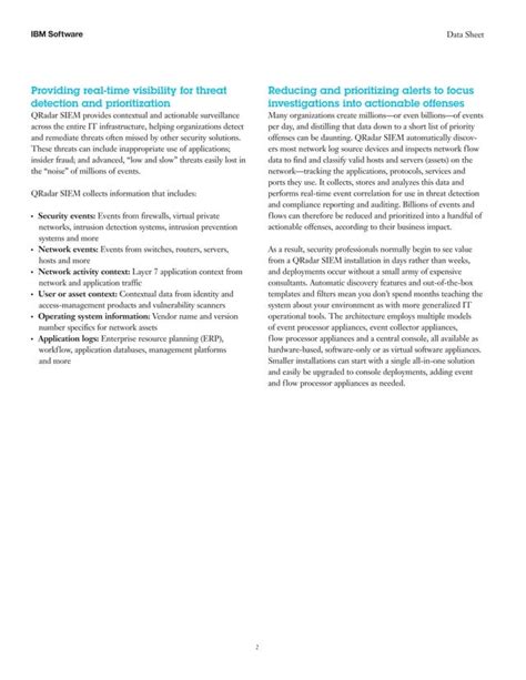 Whitepaper IBM Qradar Security Intelligence PDF Computing Technology Computing