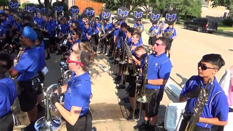 Hebron Hs Band March A Thon 992017 Youtube
