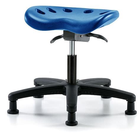 Blue Ridge Ergonomics Tractor Stool 300 Lb Cap Blue PTDHSO RG RG BLU