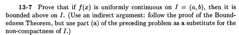 Solved Prove That If F X Is Uniformly Continuous On Chegg