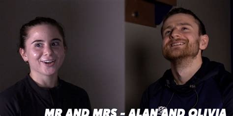 Mr And Mrs Alan Clyne And Olivia Blatchford Clyne Squashtv
