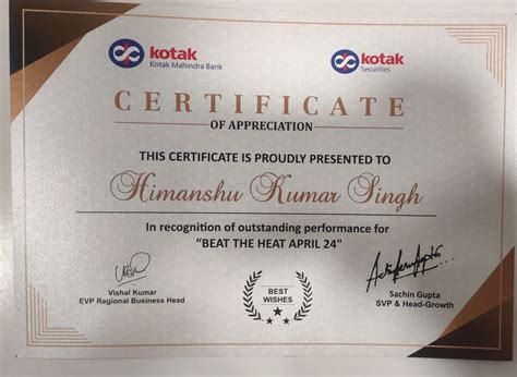 Himanshu Kumar Singh On Linkedin Kotakmahindra Bank Motivation Job Linkedincoach Branding