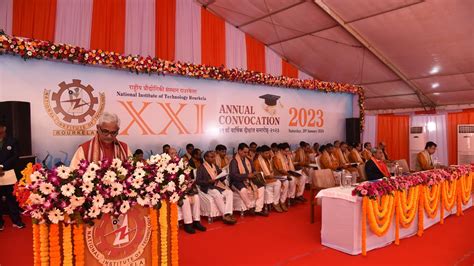 Nit Rourkela Confers 1988 Degrees At 21st Convocation Education News