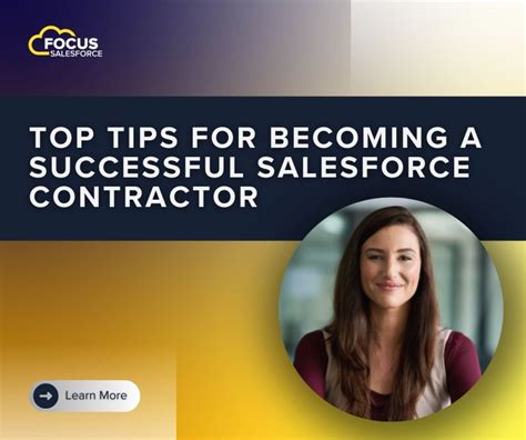 Focus On Salesforce On Linkedin Top Tips For Becoming A Successful Salesforce Contractor