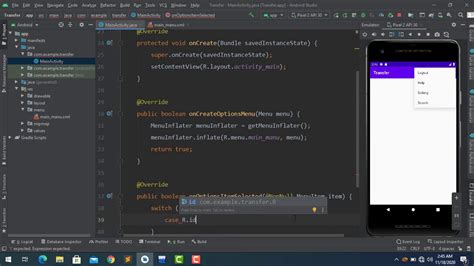Android Course How To Use Action Bar OR Menu Bar In Android Studio YouTube