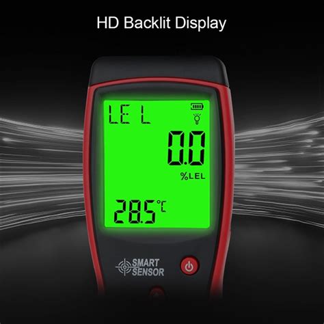 China Customized Combustible Gas Leak Detector With LCD Display Suppliers Manufacturers