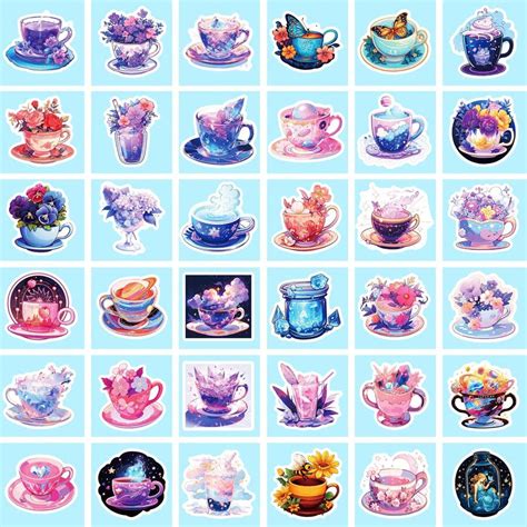 100pcs Aesthetics Stickers For Water Bottles Vinyl Waterproof Stickers