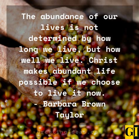 Abundant Life Quotes