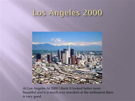 Ppt Evolution Of Los Angeles Paris And London A Historical