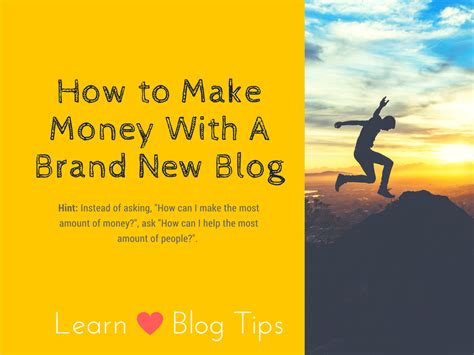 How To Make Money With A Brand New Blog The Beginners Guide