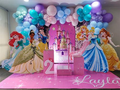Decoración Princesas Disney Princess Theme Birthday Princess Theme