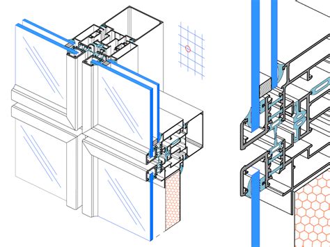 Unitized Curtain Wall System Details Dwg Free