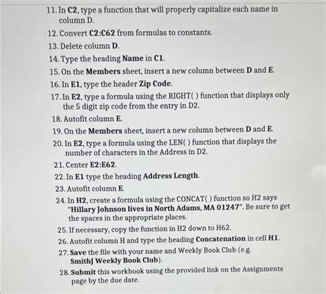 Solved Please Help With Formulas Thank You 11 In C2 Ty