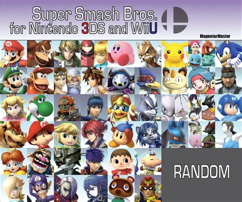 Super Smash Bros 4 Fanmade Roster Part 6 By Magnetarmaster On Deviantart