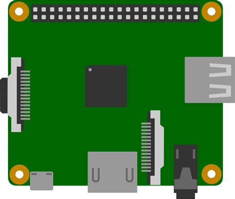 Clipart Raspberry Pi A