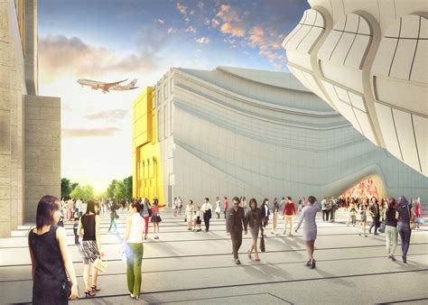 Golden Blob Marks Entrance To Mvrdvs Tourist Complex