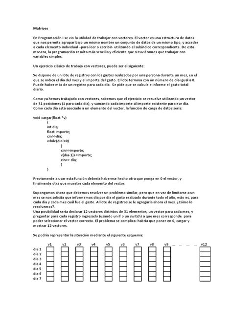 Matrices Descargar Gratis Pdf Gestión De Datos Datos