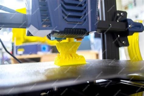 Premium Photo D Printer Printing Prototype From Molten Plastic
