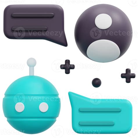 Chatbot 3d Render Icon Illustration 11652242 Png