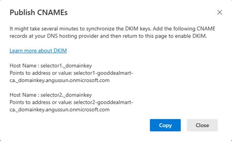 Microsoft Defender For Office 365 Configure Dkim Email Authentication