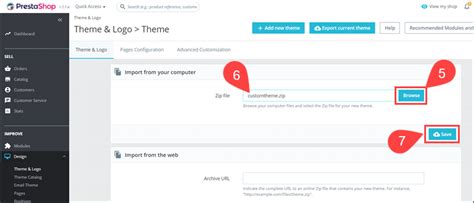 How To Install A PrestaShop Theme Methods CCBill KB