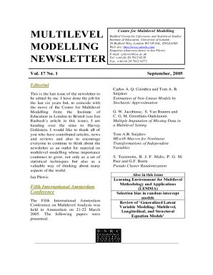 Fillable Online A Primer For Analyzing Nested Data Multilevel Modeling