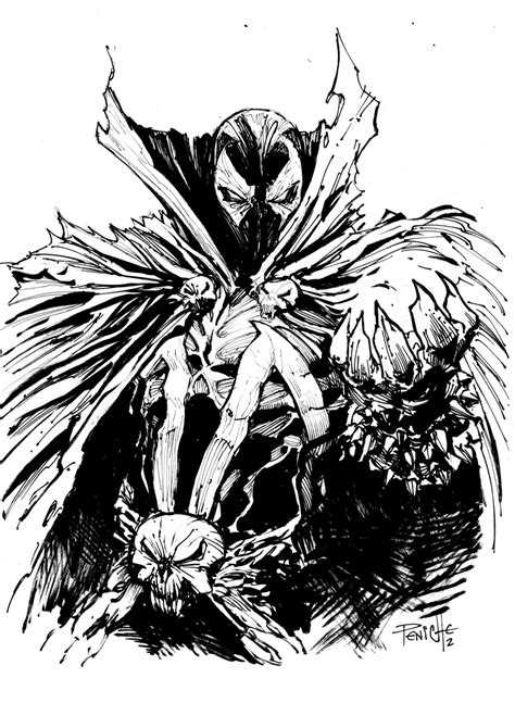 Spawn Ink Sketch By Fpeniche On Deviantart