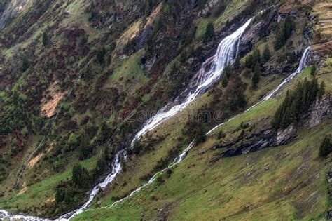 Bachlager Waterfall In Grindelwald Stock Image Image Of Summit Walls 323018401