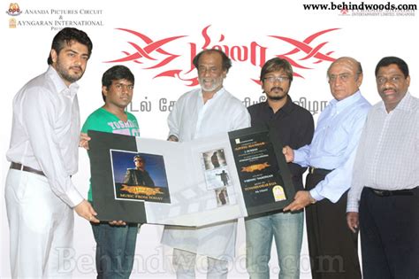 Rajini Releases Billa Audio Billa Audio Rajini Ajith Ajith Kumar