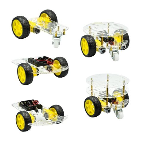 CW Avoidance Tracking Motor Smart Robot Car Chassis Kit Speed Encoder