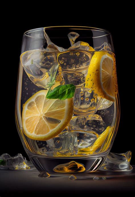 Refreshing Citrus Cocktail Garnished With Juicy Fruit Slices