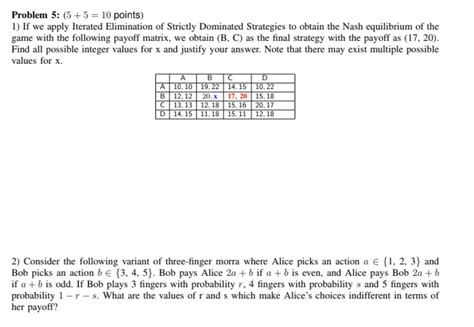 Solved Problem 5 5 5 10 Points 1 If We Apply Iterated Chegg Com