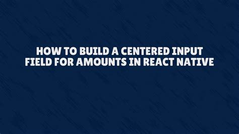 Voice Recording And Playback In React Native App By Oluwaseyi