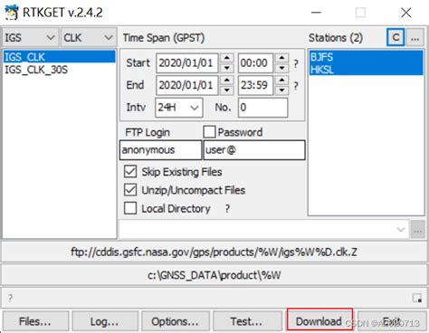 rtklib使用方法（喂饭版）（二）——数据获取 rtklib输出文件 csdn博客
