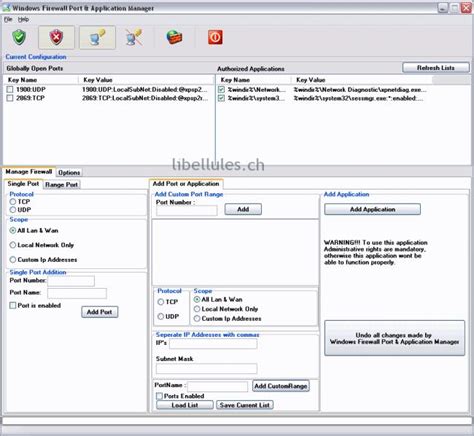 Windows Xp Firewall Port And Application Manager Paperblog